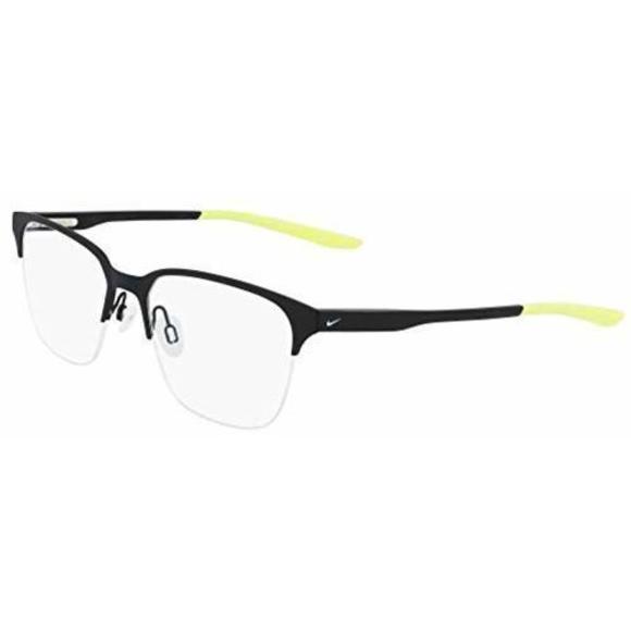Nike | Accessories | New Nike 849 007 Satin Black Volt Eyeglasses 53mm ...
